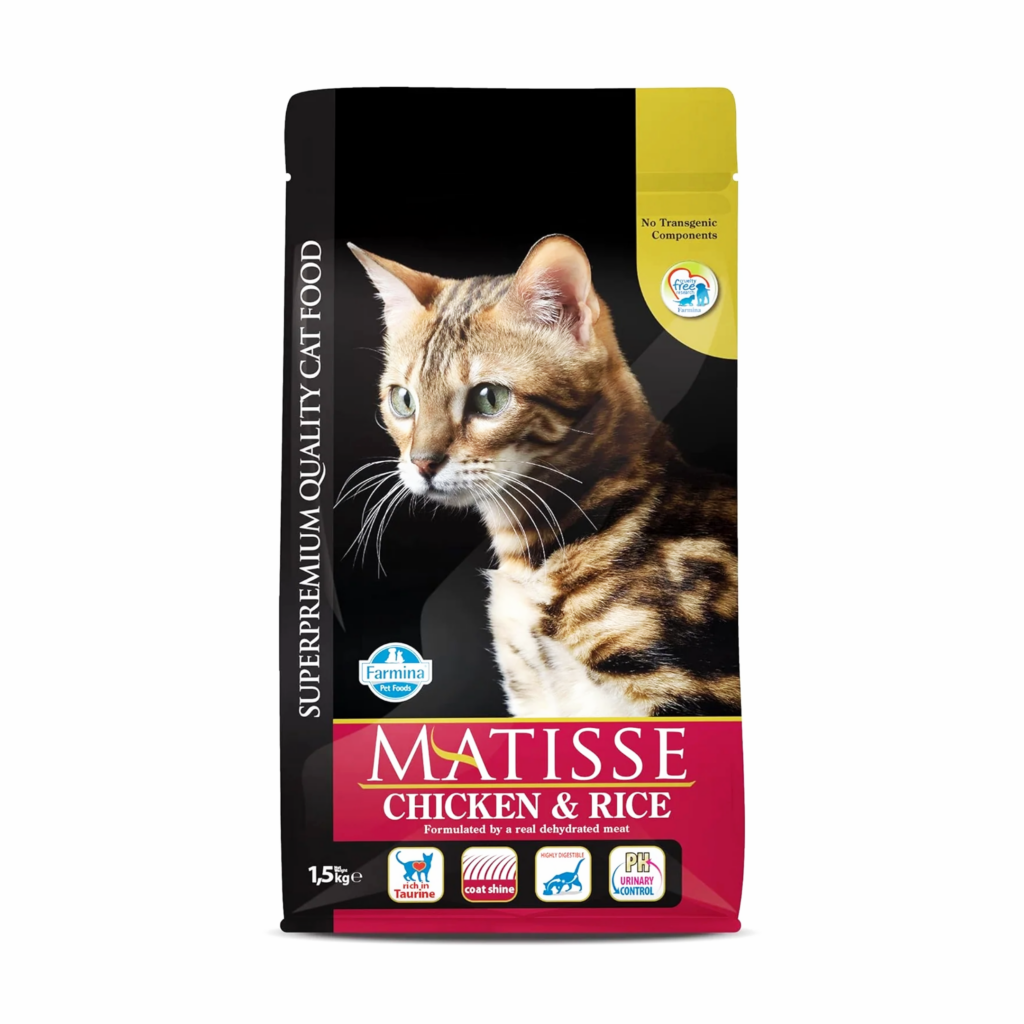 Farmina Matisse Chicken & Rice Adult Cat Food-1.5kg - Mini Pets World