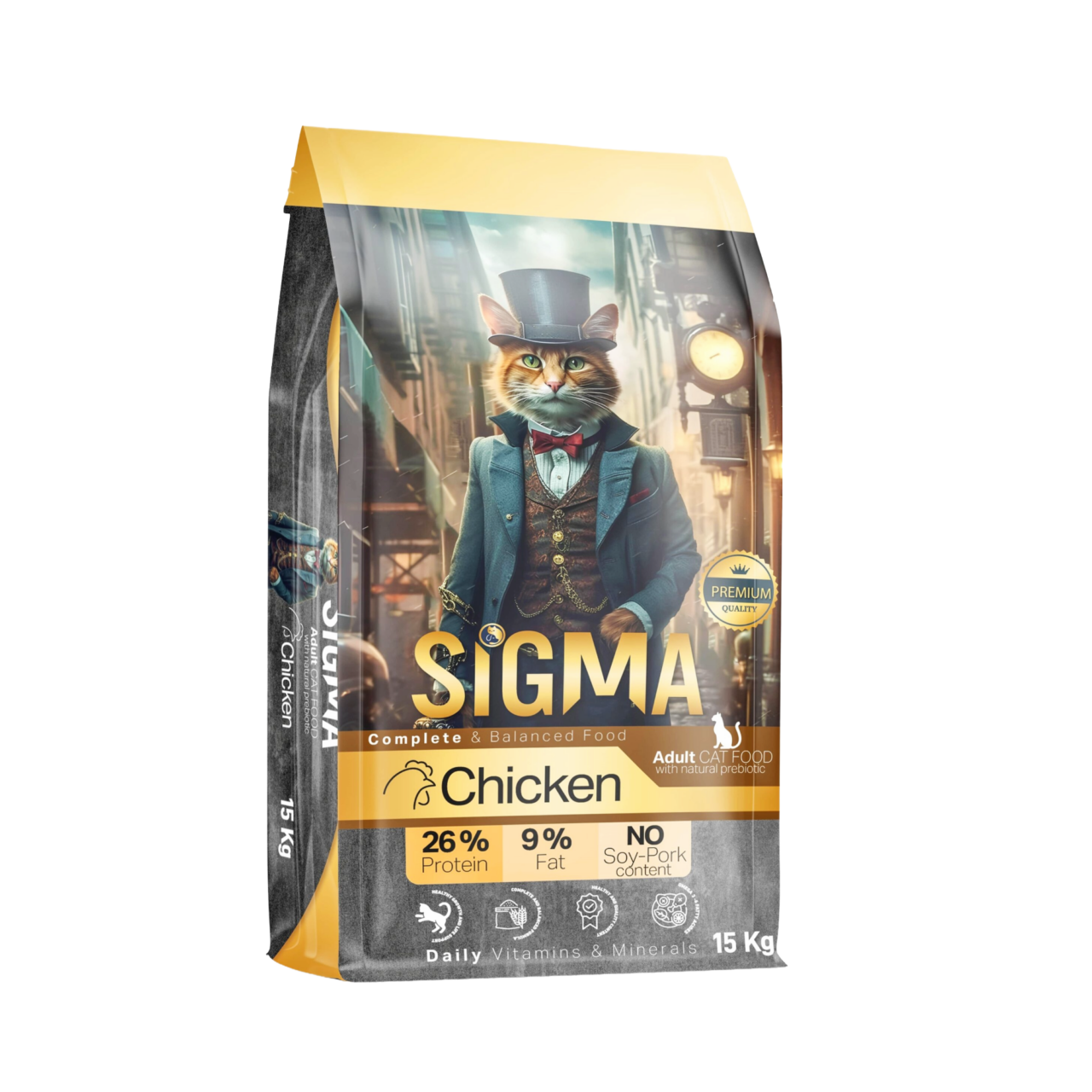 Sigma Adult Cat Food with Chicken - Mini Pets World